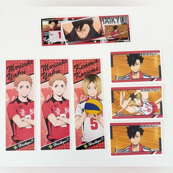 Accents | Anime Official Collectible Haikyuu Haikyu Stickers Kuroo ...